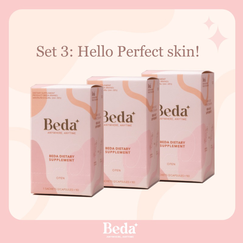 Set 3: Beda Premium Dietary Supplement | Shopee Thailand