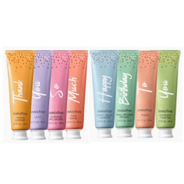 Innisfree Jeju Life Perfumed Hand Cream / Thank you So Much / Happy ...