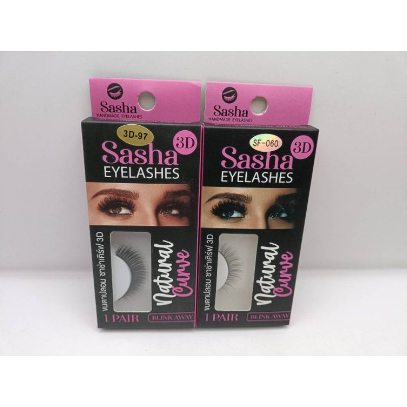 Sasha EYELASHES ขนตาปลอม ซาซ่าเคิร์ฟ 3D | Shopee Thailand