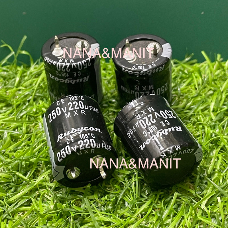 CAPACITOR 220UF 250V อ้วน20MMxสูง25MM (แท้ใหม่) ️พร้อมส่งในไทย🇹🇭ชิ้นละ | Shopee Thailand