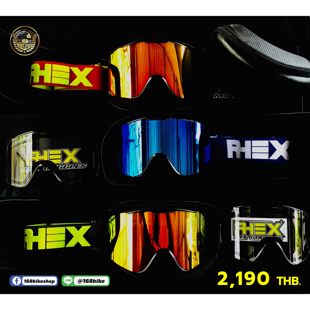 แว่นตาMotocross(เลนส์แม่เหล็ก2ชั้น) RHEX MX GOGGLES (ครบชุด) | Shopee Thailand
