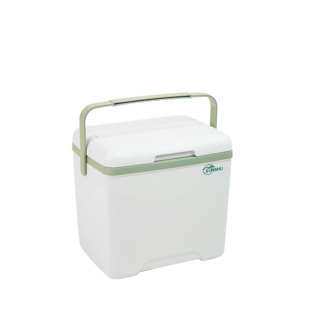 SUNSHU กระติกน้ําแข็งเก็บความเย็น ขนาด 13L พกพาง่าย เก็บความเย็นได้ถึง 48ชม ฟรี! คูลแพ็ค 1 ชิ้น ...