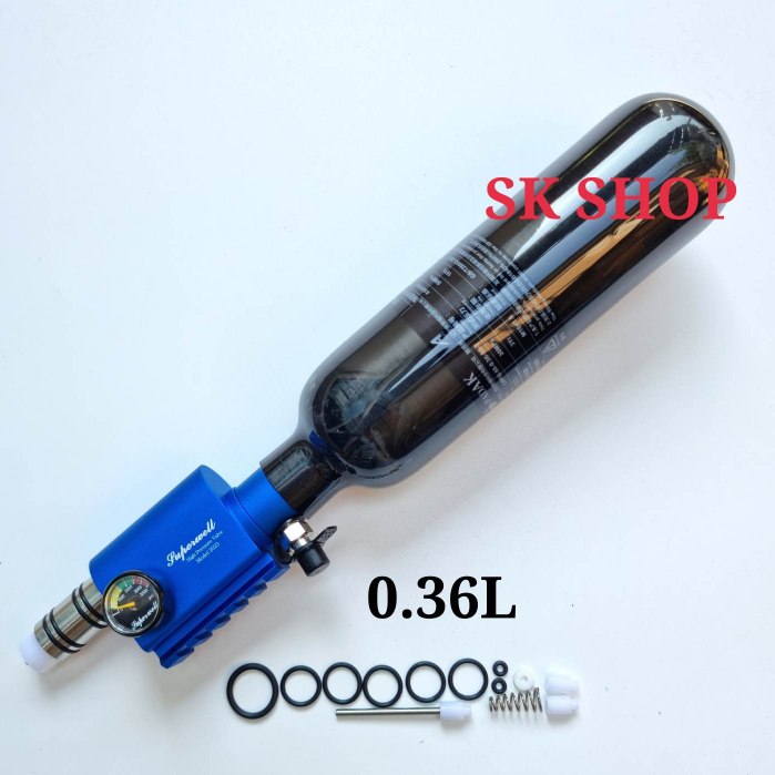 Superwell ยาว60mm ห้องลมใหญ่ พร้อมถังคาร์บอน อุปกรณ์ตู้พรรณไม้น้ำ ถัง ...