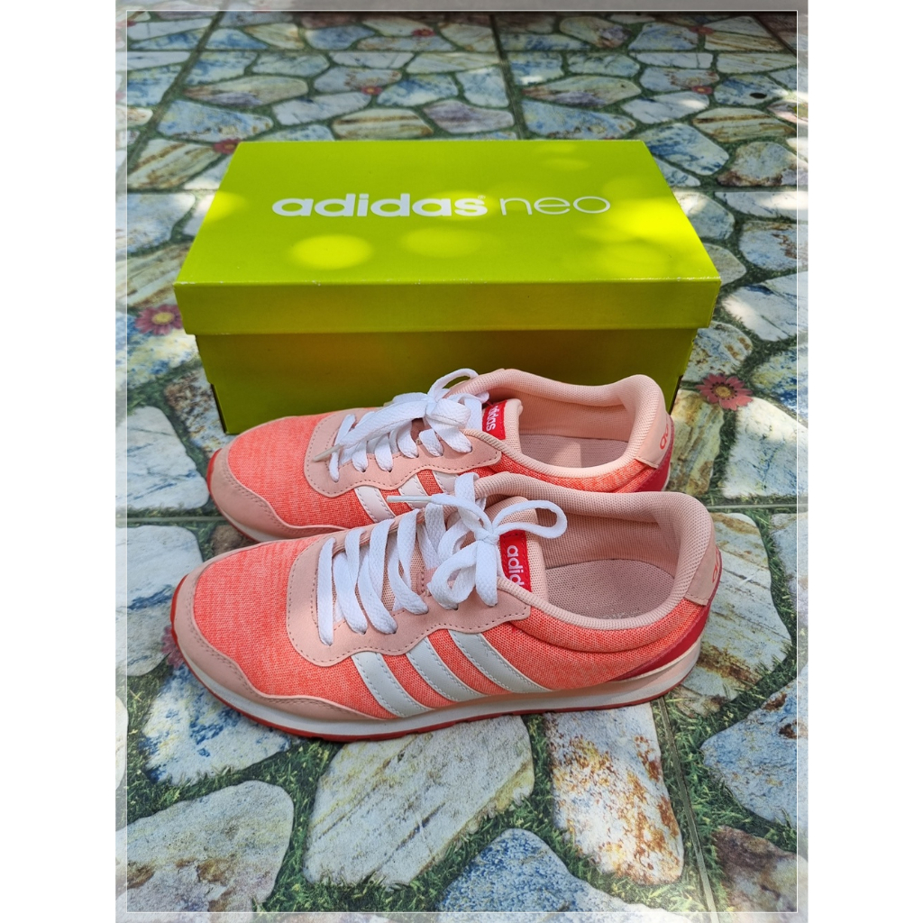 ADIDAS NEO -SALMON- ไซส์ 36 มือ 2 ของเท้จากช็อป | Shopee Thailand