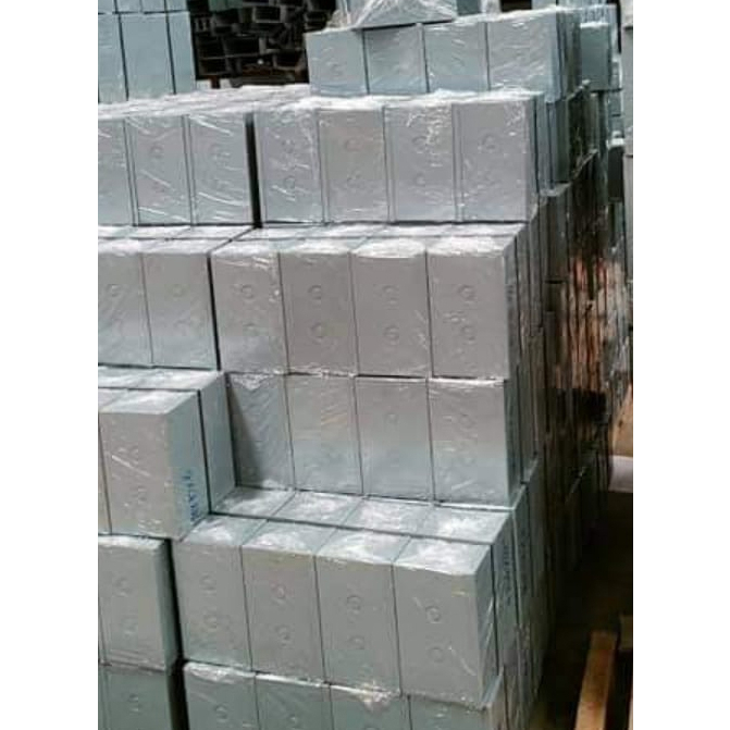 Pull box พลูบ๊อกซ์ พ่นสีมาตรฐาน พูลบ็อกสีเทา กล่องพักสายไฟ ขนาด 4x4x4 ...