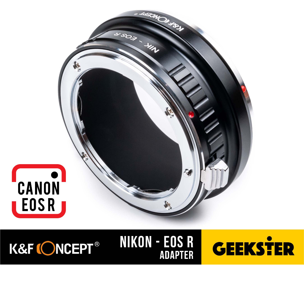เมาท์แปลง K&F Nikon - EOS R ( Nik F - Canon EOS R / RP / ER / EOSR / RF Lens Adapter / Nikon F ...