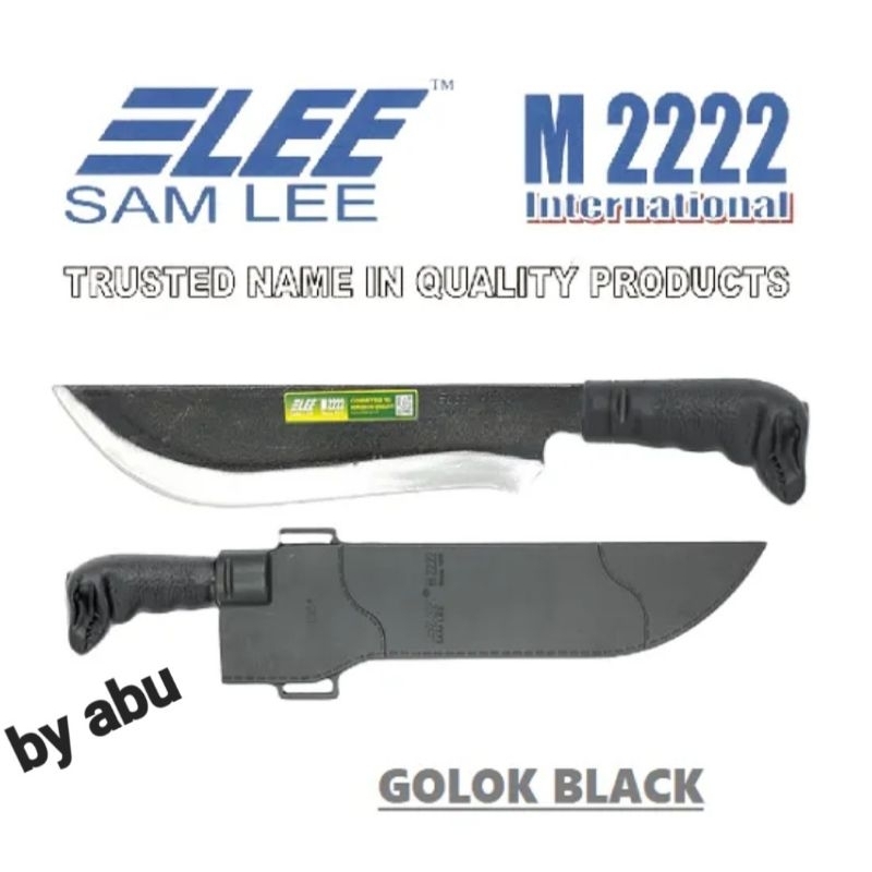 มีดเดินป่า GOLOK BLACK#SAM LEE M2222# มี3ขนาดให้เลือก MALAYSIA มีด#มีดพก | Shopee Thailand