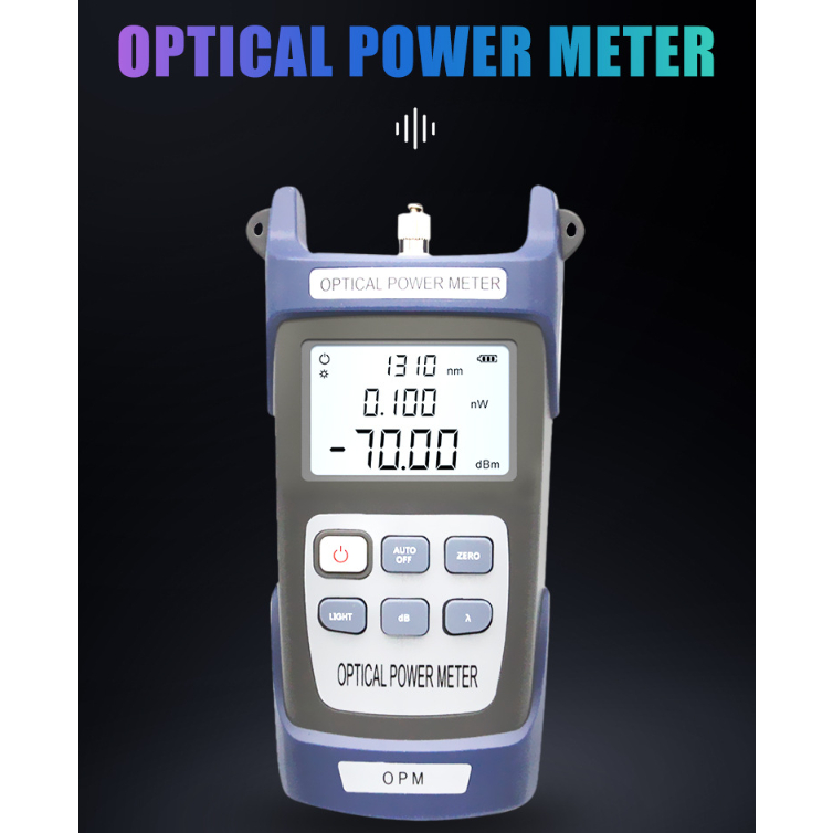 Optical Power Meter เครื่องทดสอบสายไฟเบอร์ออปติก #OPM Fiber #Optic ...