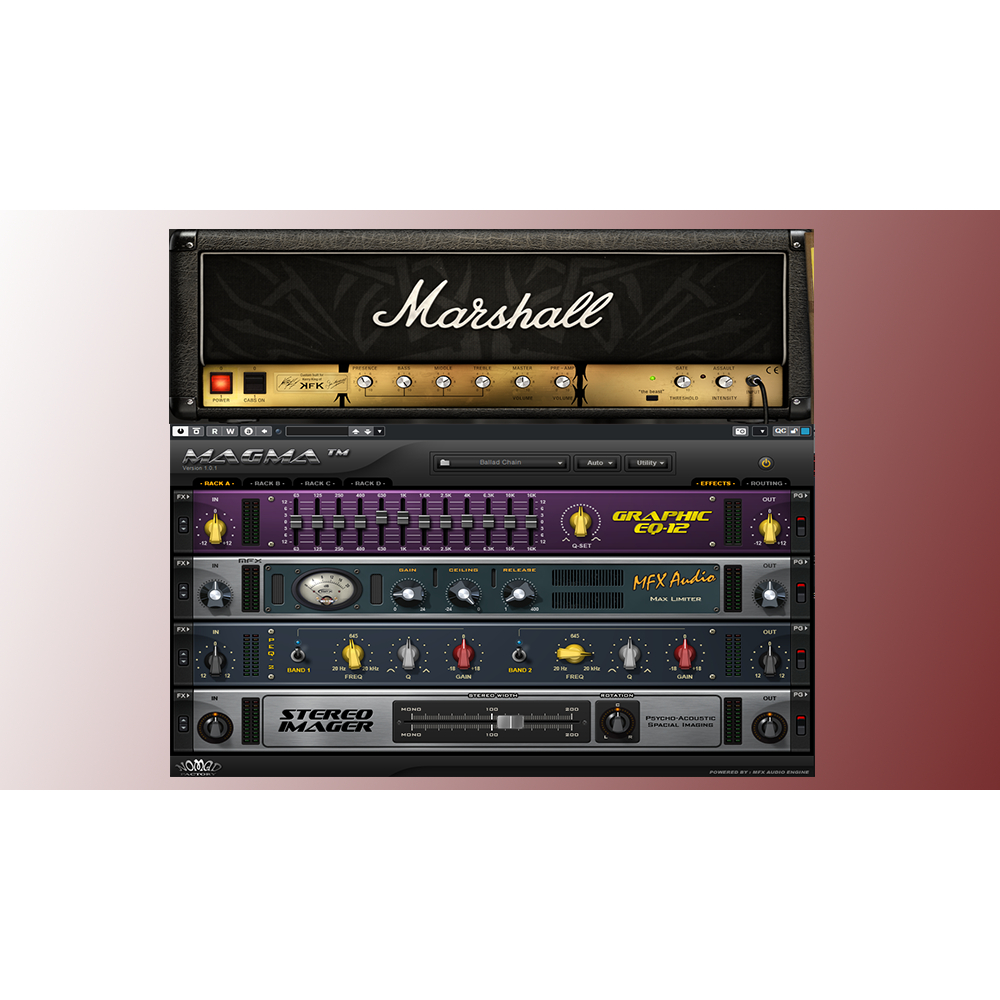 ปลั๊กอินที่ใช้ร่วมกันอย่างลงตัวกับ Marshall และ MAGMA PRO Virtual ...