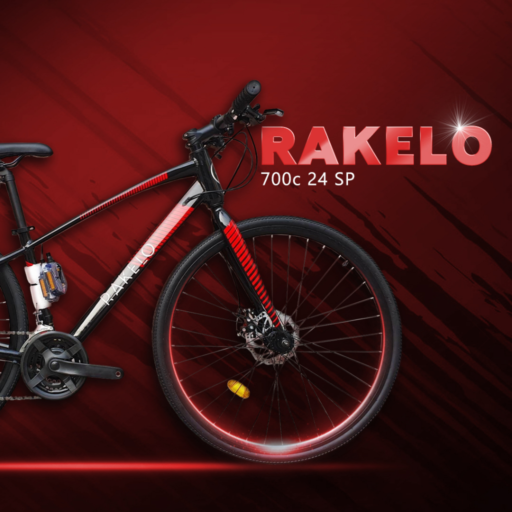 จักรยานไฮบริด Coyote รุ่น RAKERO HYBRID 896 29นิ้ว 700C 9SP. แถมฟรีไฟ ...