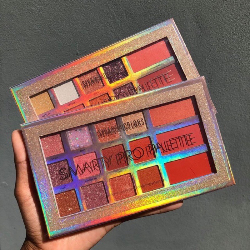 SIVANNA SMARTY PRO PALETTE อายแชโดว์ สิวันนา ตกแต่งตาเนื้อฝุ่น และชิมเม ...