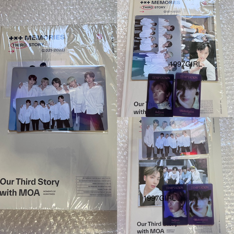 พร้อมส่ง memories third story tomorrow by together txt | Shopee Thailand