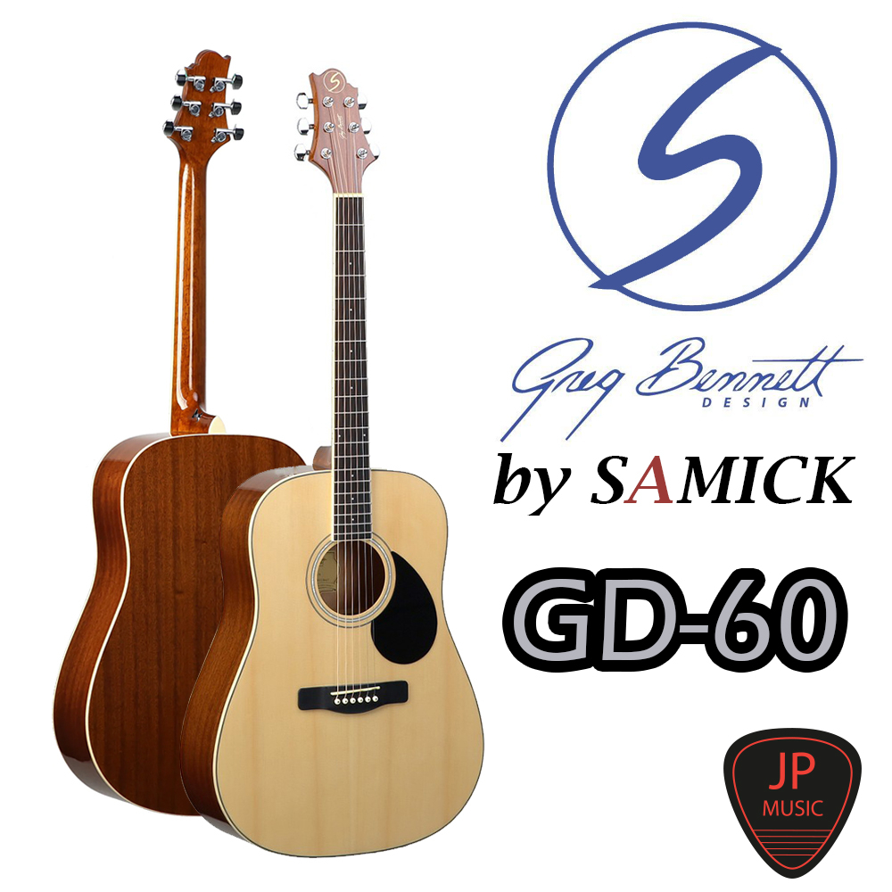 GREG BENNETT GD-60 กีต้าร์โปร่ง [แถมฟรี กระเป๋าใส่กีต้าร์+ปิ๊ก+ประแจขัน ...