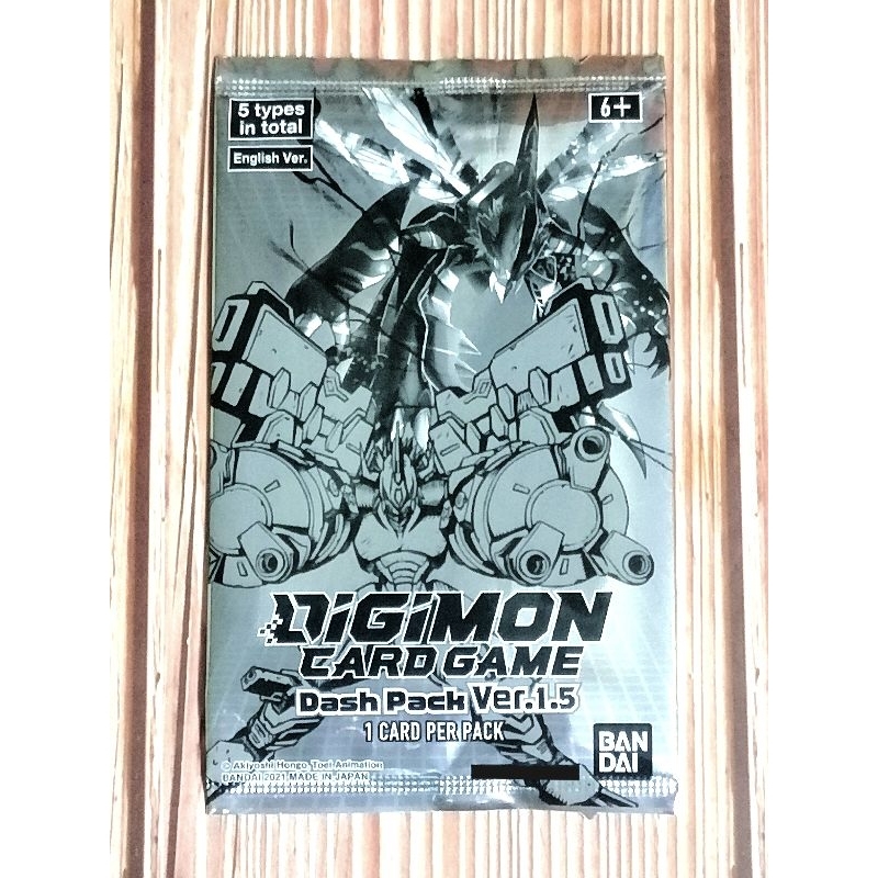 (Sealed Pack) ซองโปรโม การ์ดเกม ดิจิม่อน ( DIGIMON DASH PACK VER.1.5 ...