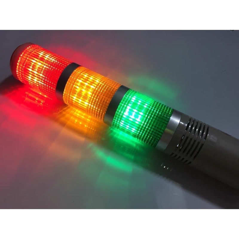 ไฟสัญญาณ LED Tower light LTA-205-3T LTA-205-3TJ 12v 24v 220v ไฟกระพริบ ...