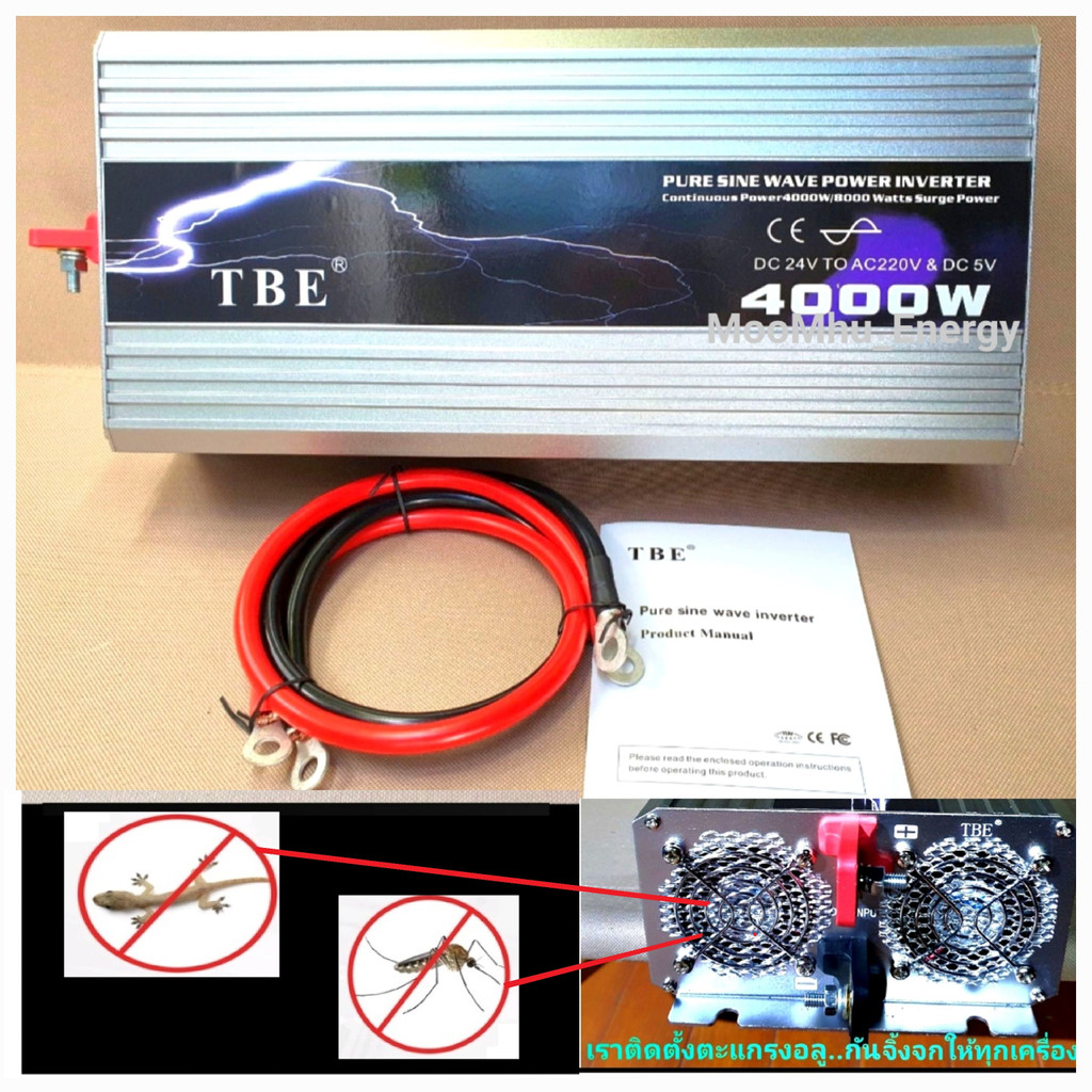 TBE Pure sine Wave Inverter 12/24V 5000W / 4000W / 3000W / 2000W ...