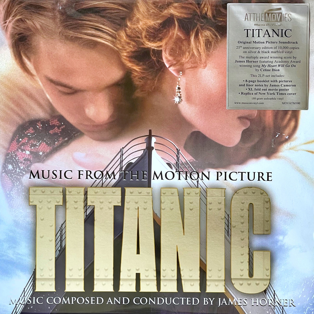 Titanic (Music From The Motion Picture) (Silver & Black Marble Vinyl) | Shopee Thailand