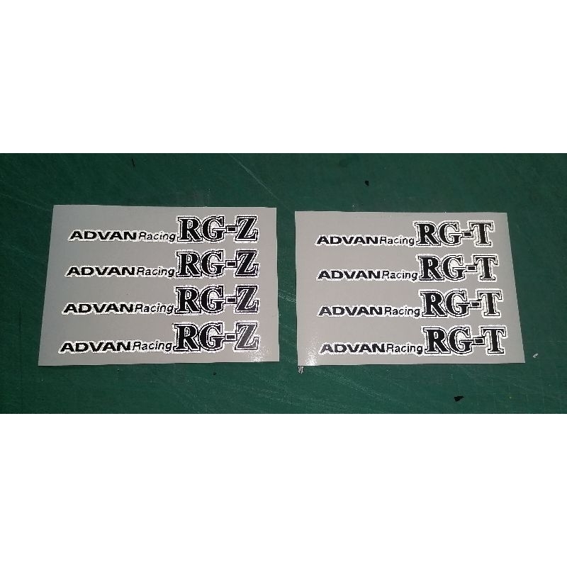 สติ๊กเกอร์ติดก้านล้อแม็ก ADVAN Racing RG-Z, RG-T งานตัดสะท้อนแสง3M ...