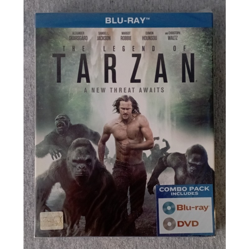 Blu-ray + DVD แผ่นแท้ มือ 2 / The Legend of Tarzan - ตำนานแห่งทาร์ซาน / Alexander Skarsgard ...