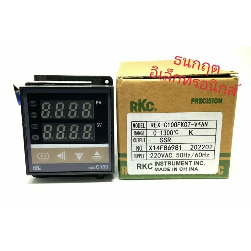 REX-C100FK07-M*AN เครื่องควบคุมอุณหภูมิ 0-1300องศา K RELAY / SSR หน้า 48x48 (ของใหม่) | Shopee ...