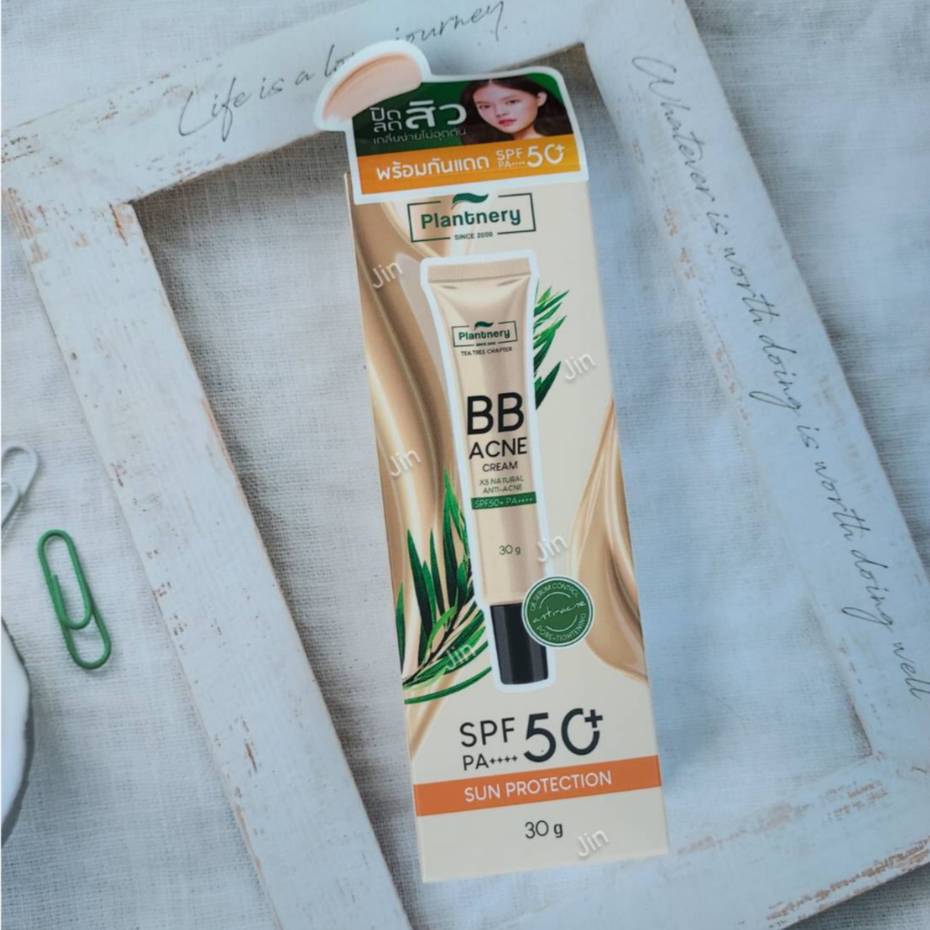 แพลนท์เนอรี่ กันแดด บีบี Plantnery Tea Tree BB Acne Sunscreen SPF50+ PA ...