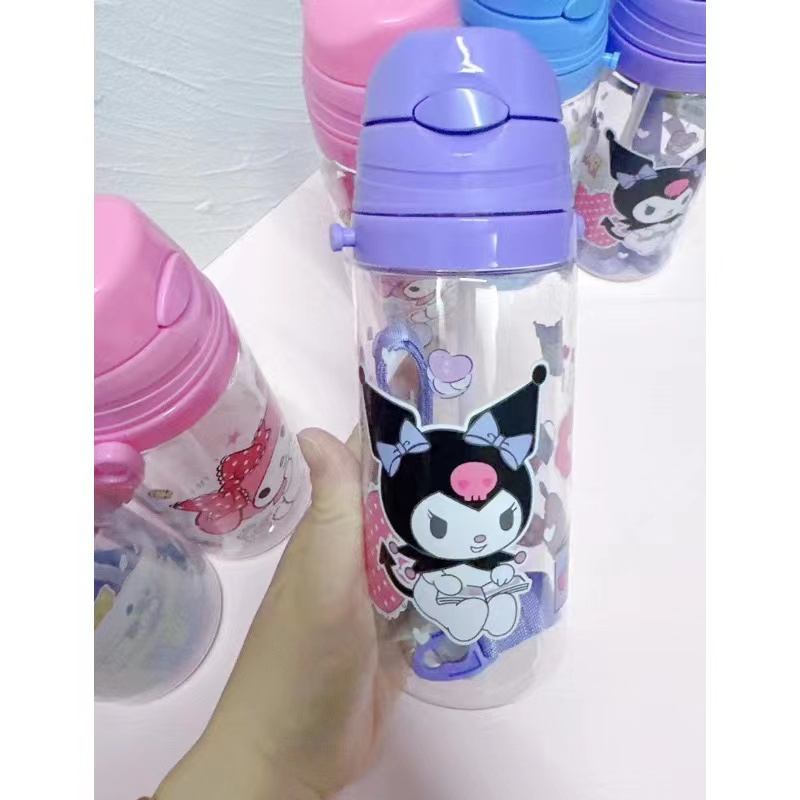 กระติกน้ำเด็กอนุบาล 500mlลายการ์ตูน หลอดเด้ง มีสายสะพาย ขวดน้ำพกพา กระบอกน้ำ | Shopee Thailand