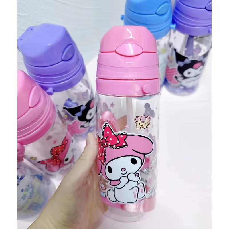 กระติกน้ำเด็กอนุบาล 500mlลายการ์ตูน หลอดเด้ง มีสายสะพาย ขวดน้ำพกพา กระบอกน้ำ | Shopee Thailand