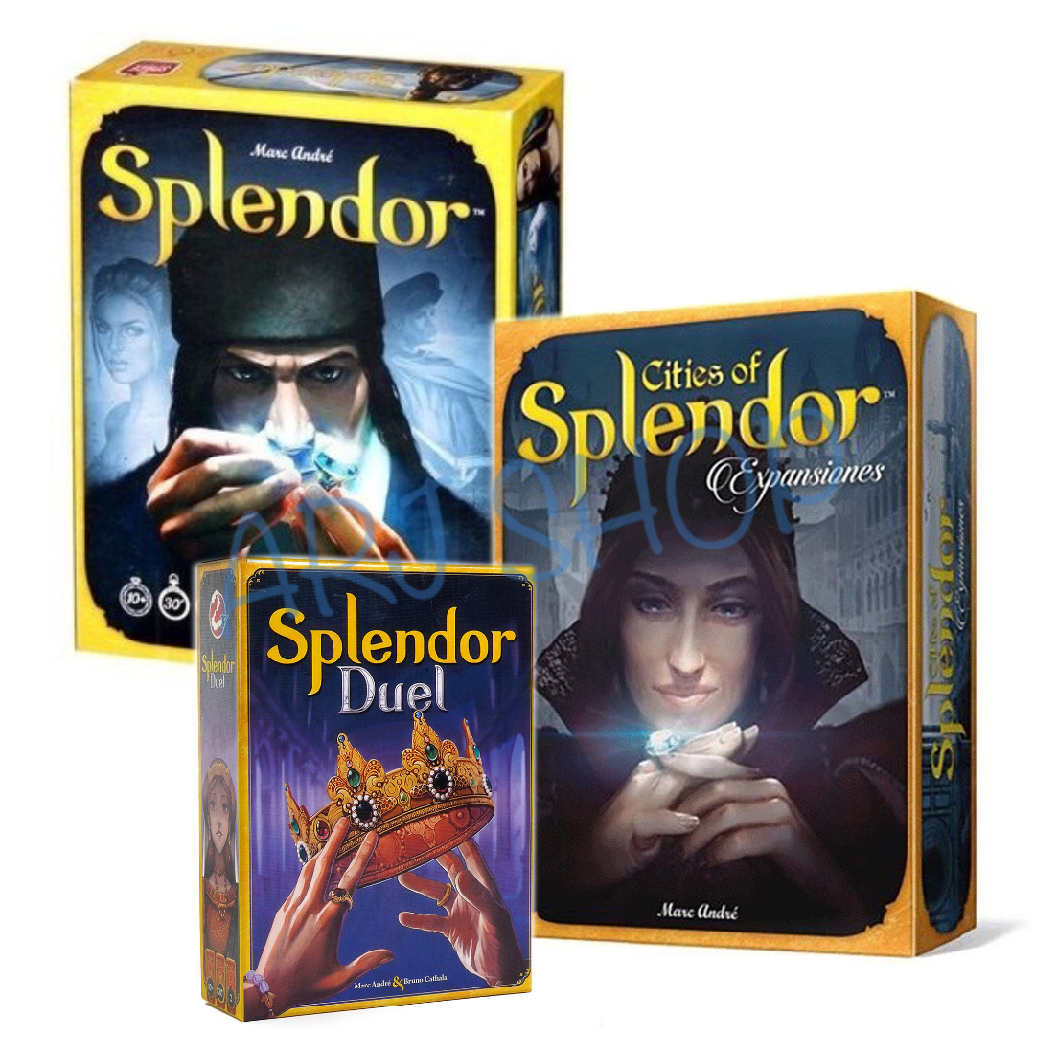 Splendor Board game เหรียญพลาสติก คู่มือไทย (ภาษาอังกฤษ) - บอร์ดเกม เกม ...