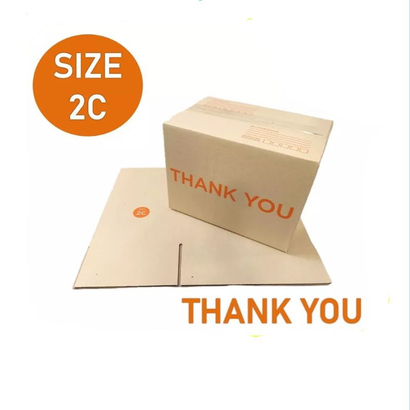 กล่องพัสดุ ขนาด 2C Thank You กล่องไปรษณีย์ ราคาถูก ค่าส่งถูก | Shopee ...