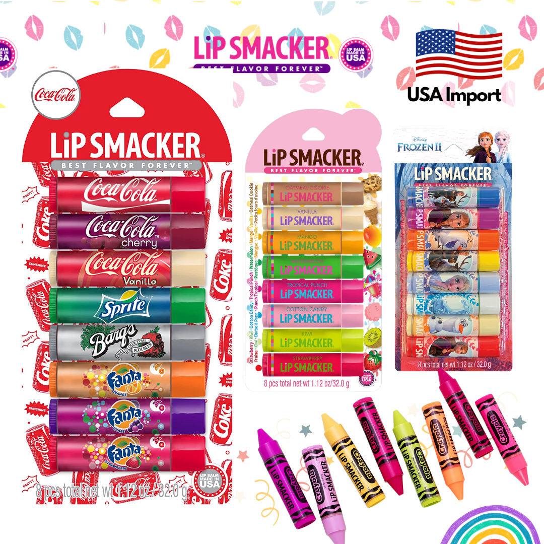 Lip Smacker Original Flavors Party Pack Lip Glosses ลิปบาล์ม ลิปกรอส ...