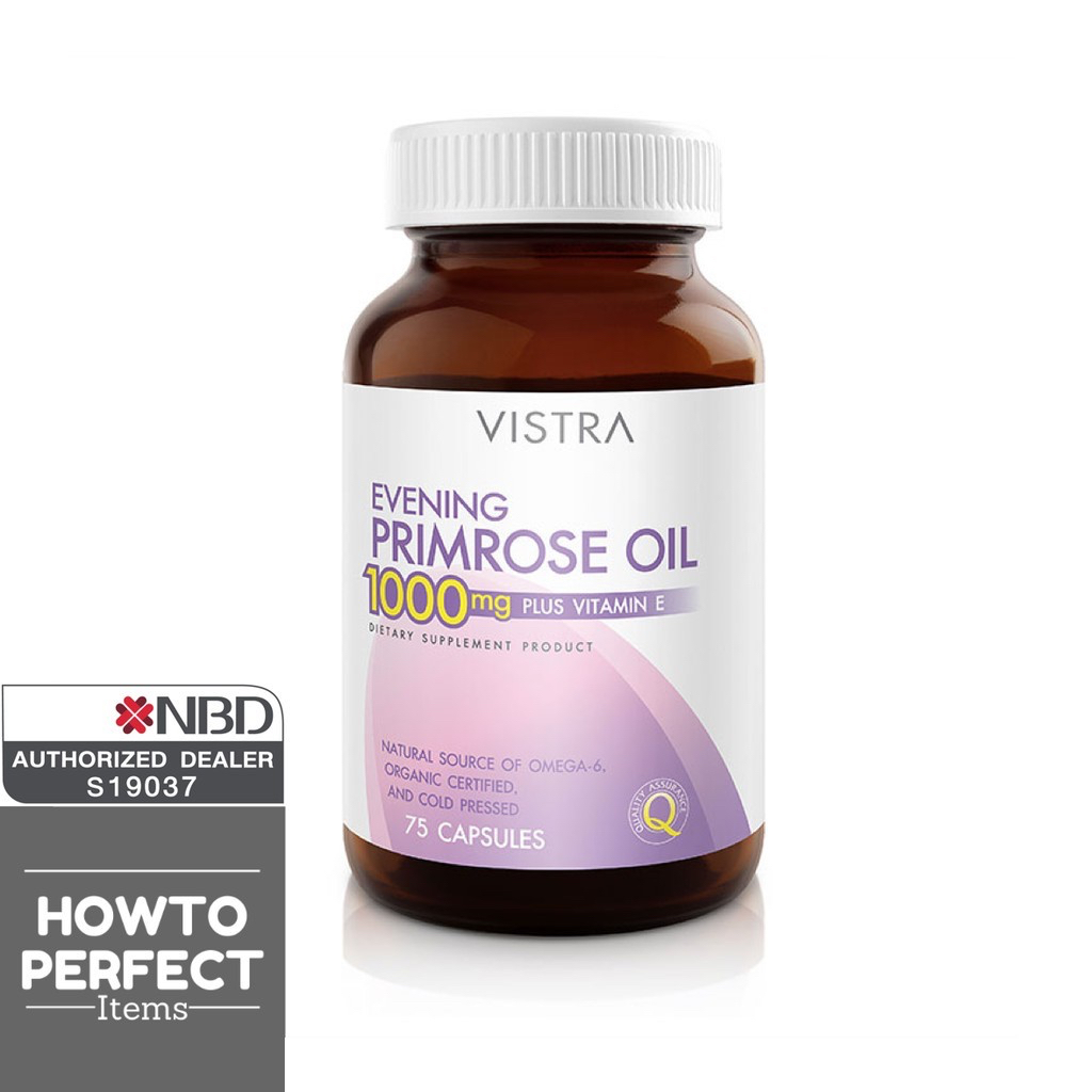 Vistra Evening Primrose Oil 1000mg Plus Vitamin E (EPO) | Shopee Thailand