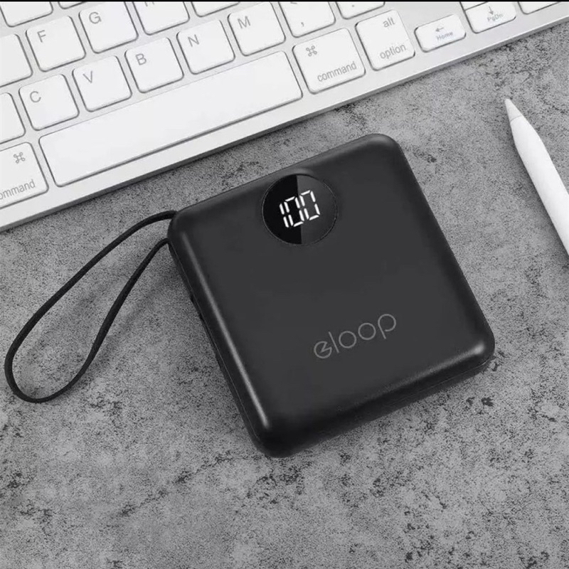 🚚พร้อมส่ง Eloop【รุ่นใหม่ล่าสุดปี2022】Power Bank พาวเวอร์แบงค์สายชาร์จในตัวให้ถึง4สาย ความจุแบต ...