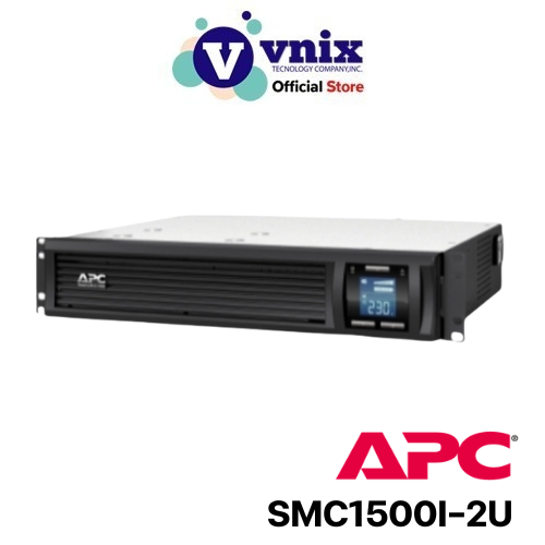 SMC1500I-2U APC เครื่องสำรองไฟฟ้า Smart-UPS 1500VA/900W Rack 2U LCD 230V,USB By Vnix Group ...