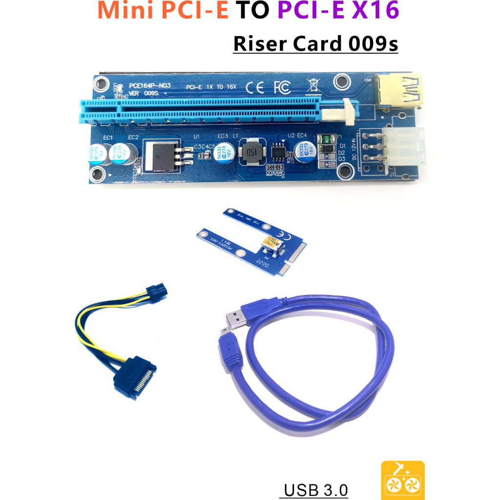 Mini PCIE Riser Card M.2 Key E | Shopee Thailand
