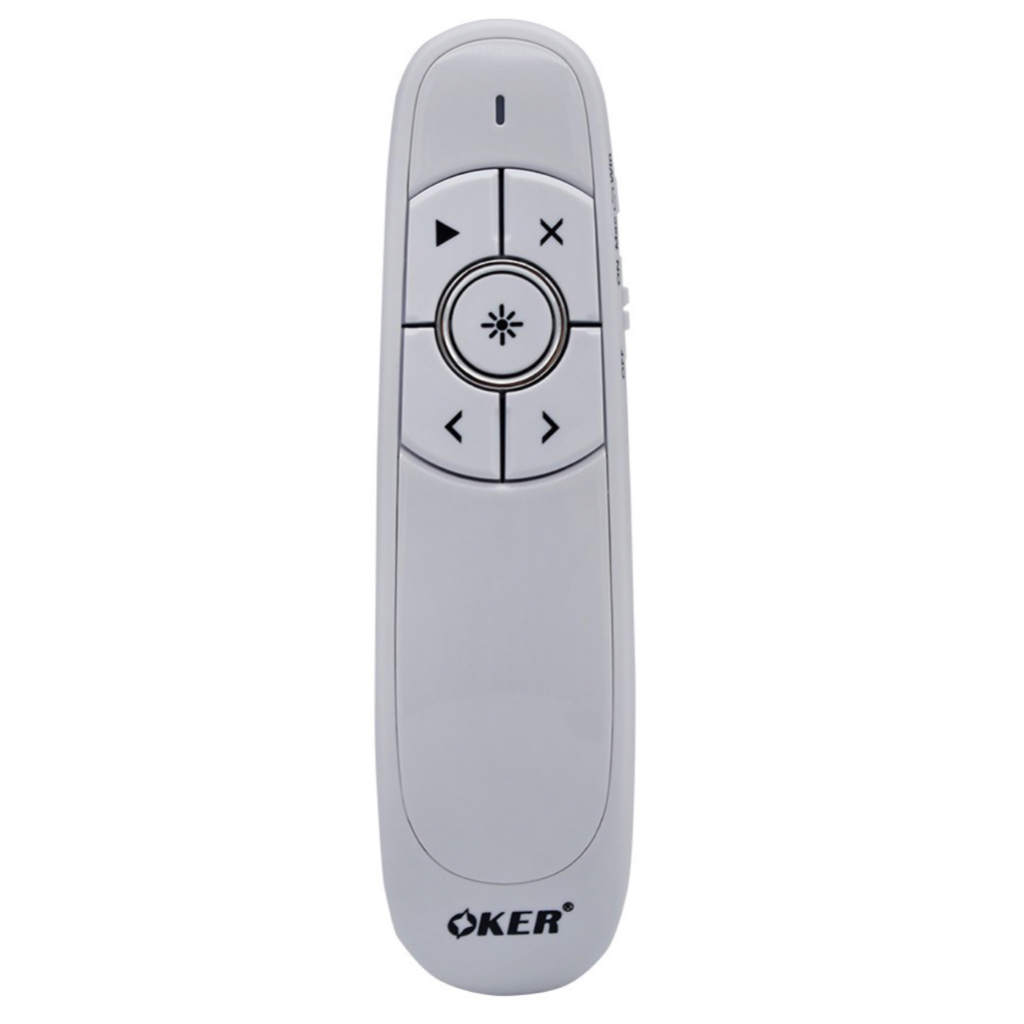 แท้100% OKER P-118 2.4GHZ WIRELESS PRESENTER Laser Pointer เลเซอร์พอยเตอร์ พรีเซนเตอร์ #CC ...