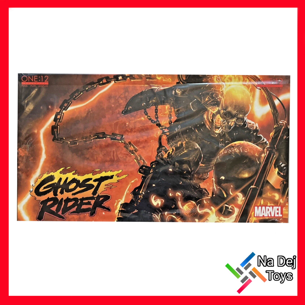 MezcoToyz Comics Ghost Rider & Hell Cycle 6" figure เมซโกทอยซ์ คอมิคส์ ...