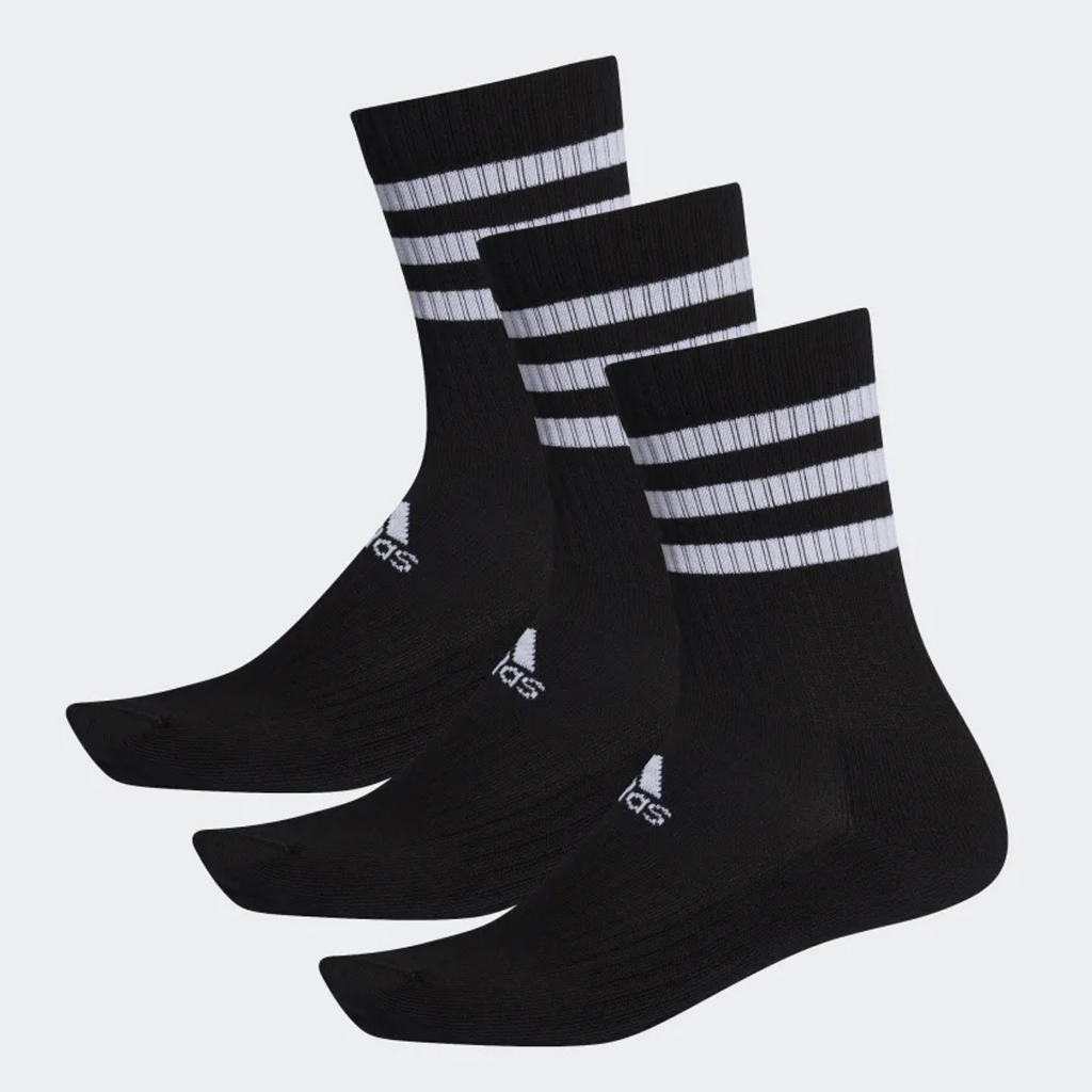 Adidas Collection ถุงเท้า TR Sock 3S Cushioned Crew 3PP DZ9345 / DZ9346 ...