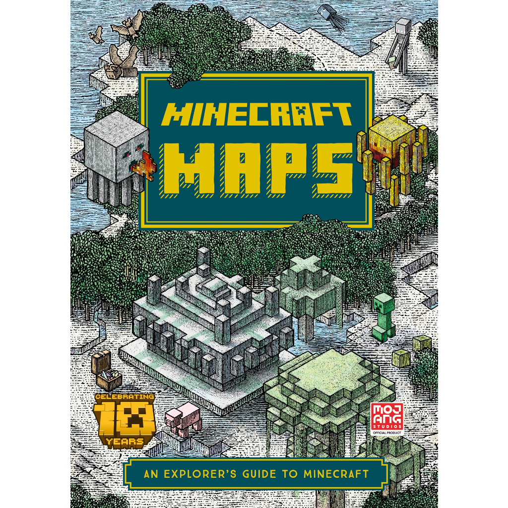 Minecraft Maps Hardback Explore the mysterious world of Minecraft ...