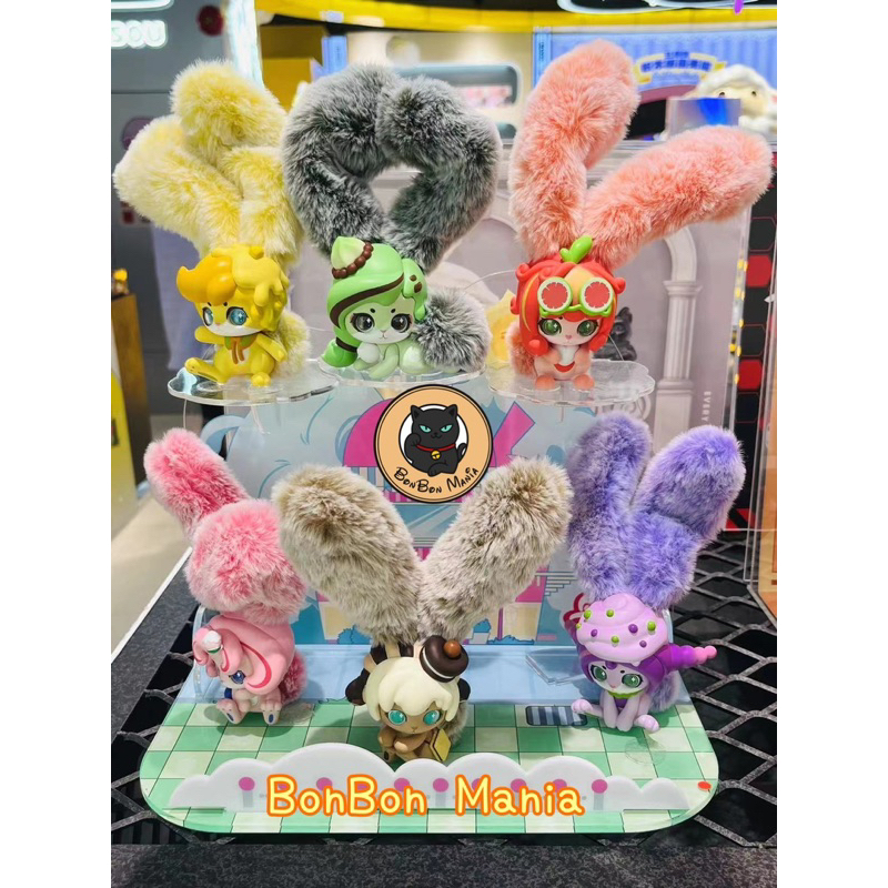 [แบบแยก-เลือกตัวได้]🐰Cup Rabbits Fruit Milk series blind box set ...