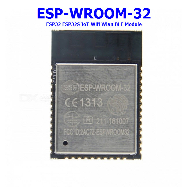 Espressif Esp Wroom 32 Esp32 Esp32s Iot Wifi Wlan Ble Module Shopee Thailand