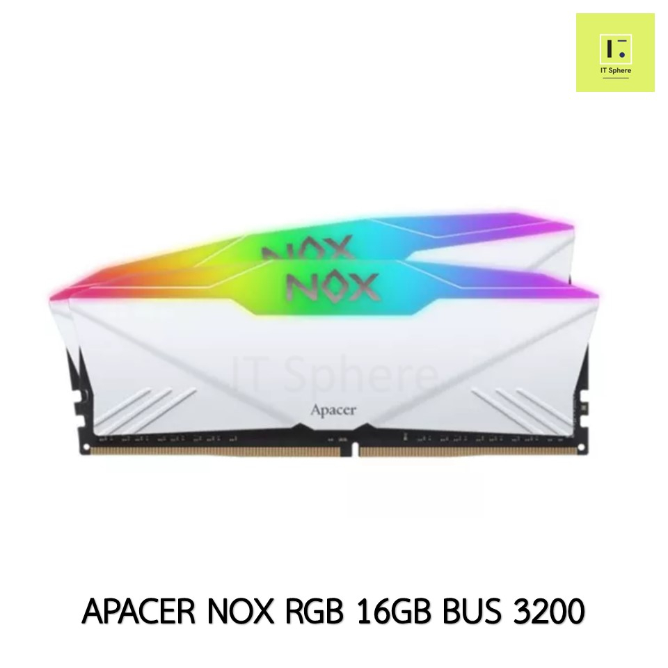 แรม 16GB (8x2GB)// แรม 8*2GB BUS 3200 (RAM PC Apacer NOX RGB DDR4 (8x2 ...