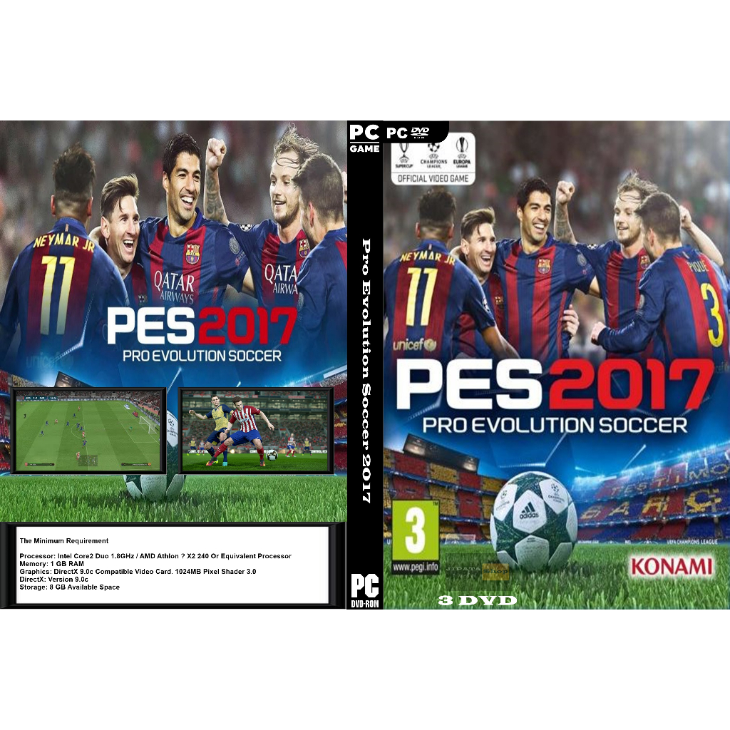 เกมส์ PC/NB Pro Evolution Soccer 2017 | Shopee Thailand