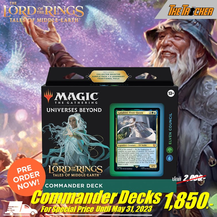 MTG The Lord of the Rings: Tales of Middle-earth™ (LTR) Commander Decks ...