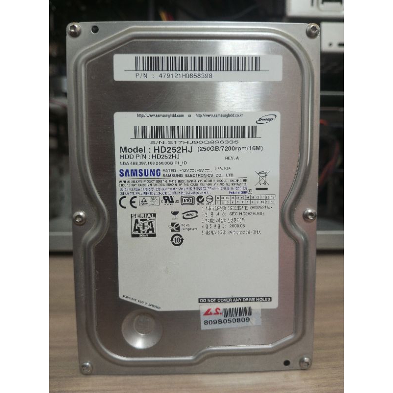 Harddisk 250G SAMSUNG รุ่น HD252HJ SATA2 | Shopee Thailand