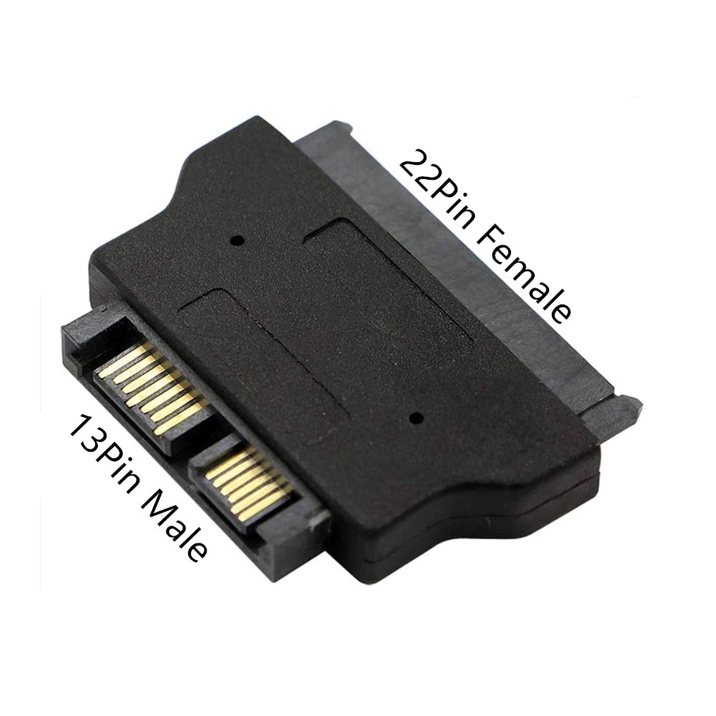 Adapter แปลง SATA22Pin to 13Pin Slimline SATA Adapter 7+15 Serial ATA ...