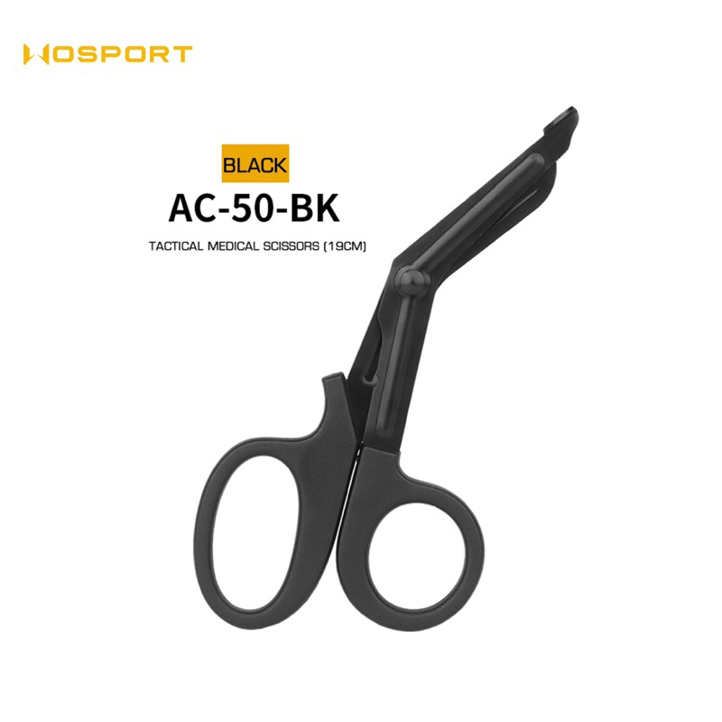 กรรไกร First AID WOSPORT ( Tactical Medical Scissors ) | Shopee Thailand