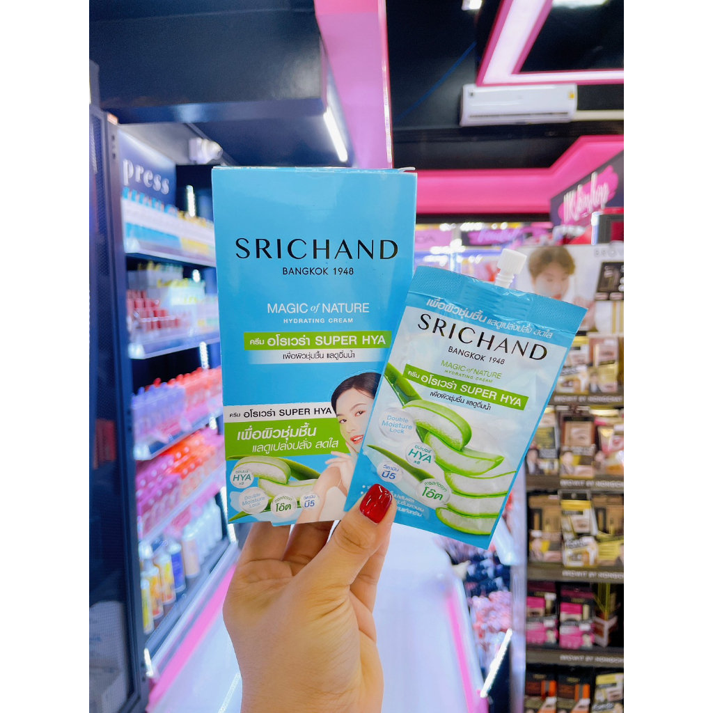 ศรีจันทร์ เมจิค ออฟ เนเชอร์ ทับทิม/ เลม่อน/ ทีทรีออยล์/ อโรเวร่า Srichand Magic Of Nature Cream ...