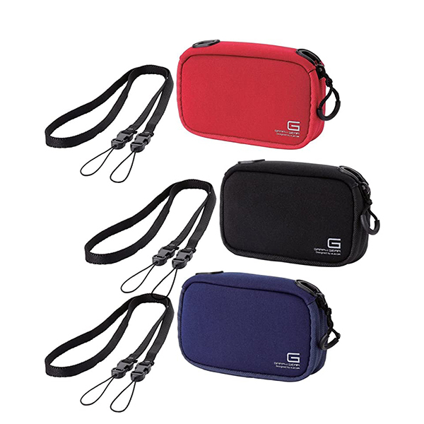 Elecom Dgb-062Bk เคสกล้องดิจิทัล นิ่ม พร้อมสายคล้องคอ นีโอพรีน ขนาดกลาง ขนาดอ้างอิง 113.5 X ...