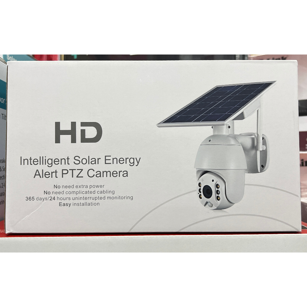 กล้องโซลาร์เซล 4G Intelligent Solar Energy Alert PTZ Camera | Shopee ...