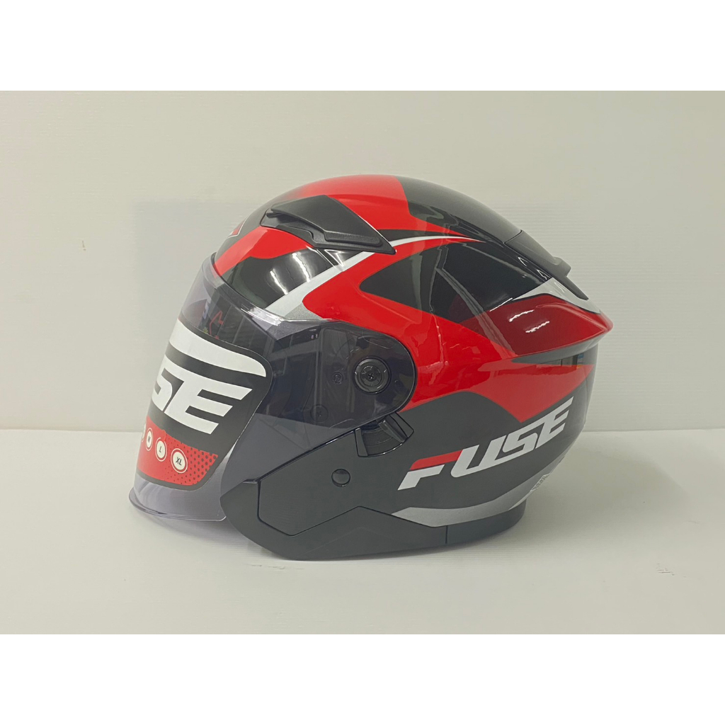 หมวกกันน็อคครึ่งใบ ยี่ห้อ FUSE รุ่น DX-PRO ไซส์ L (มีหลายสี) | Shopee ...